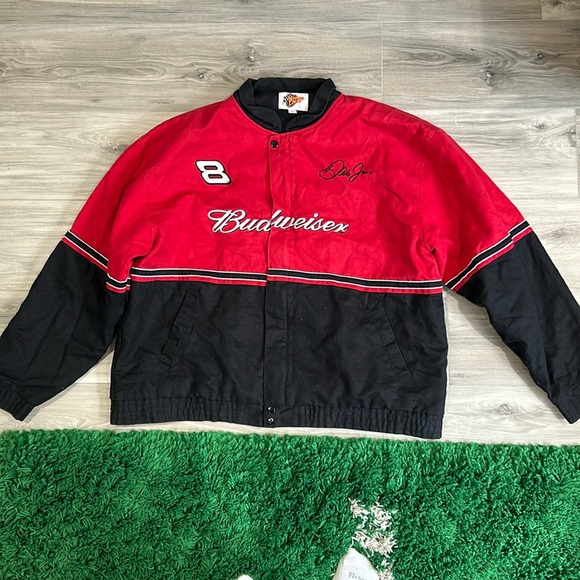 Budweiser | Jackets & Coats | Vintage Budweiser Racing Jacket | Poshmark